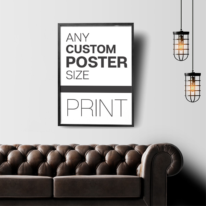 Custom Poster Print Same Day Print Toronto Print Plus Sign
