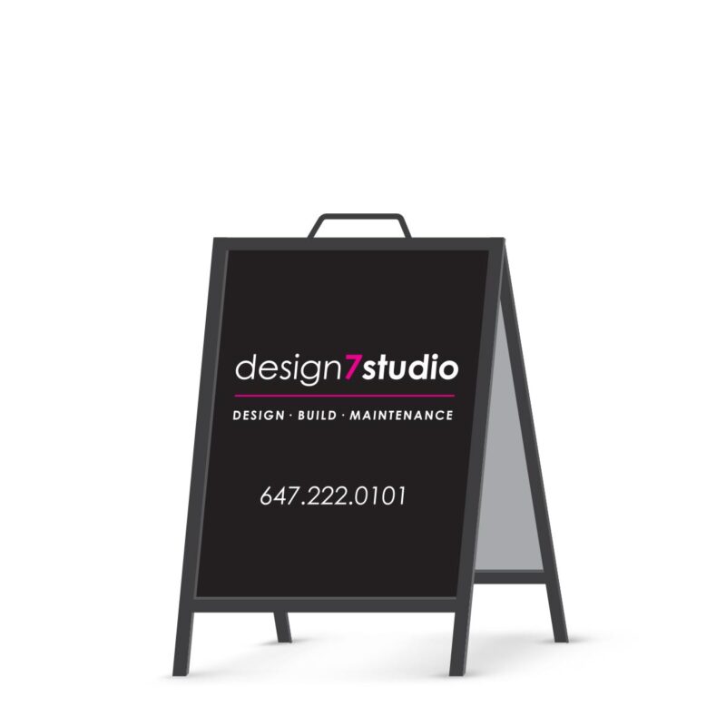 A-Frame Toronto Ultimate Custom Sidewalk Signs | Print Plus Sign